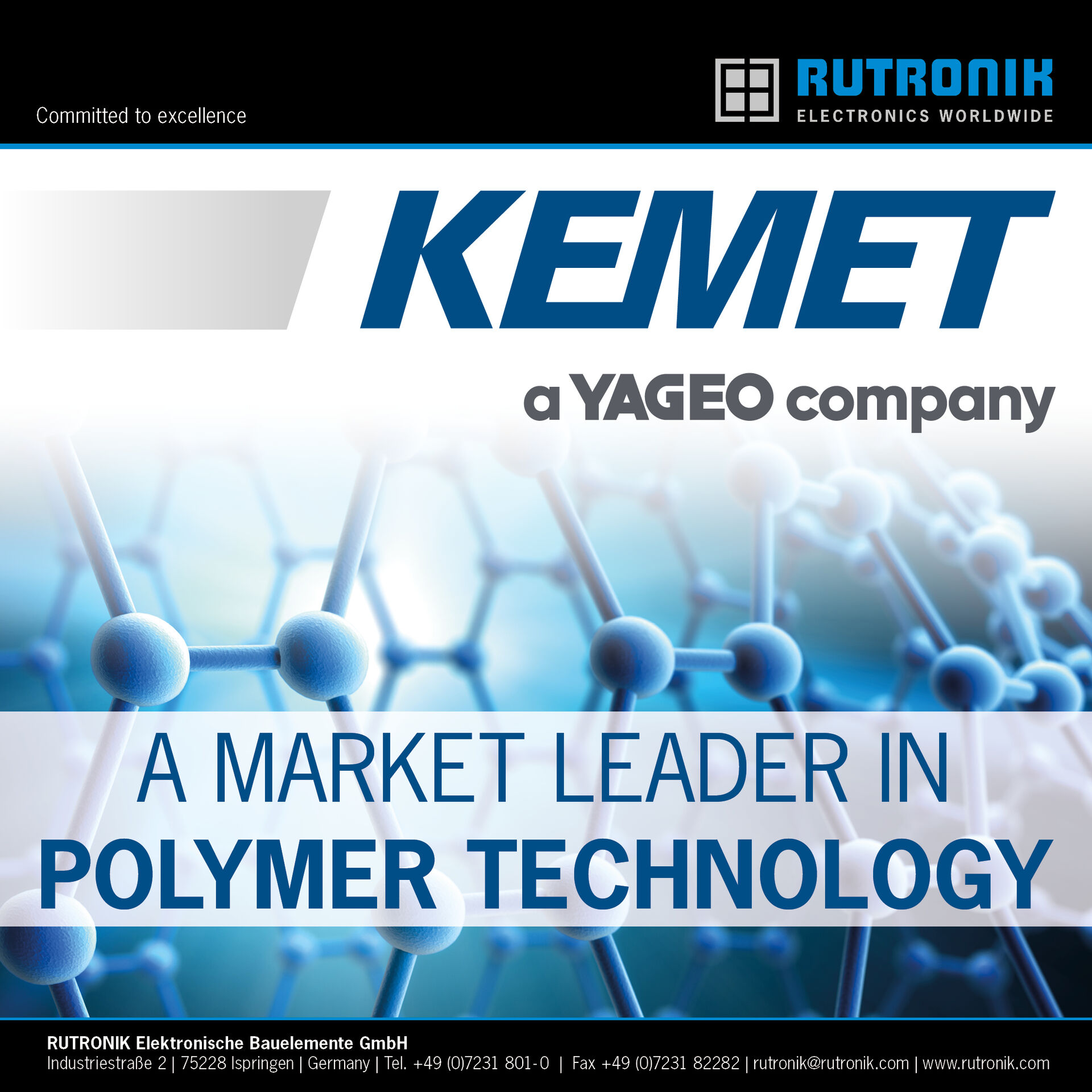 Franchise with polymer technology specialist: Rutronik and KEMET sign ...