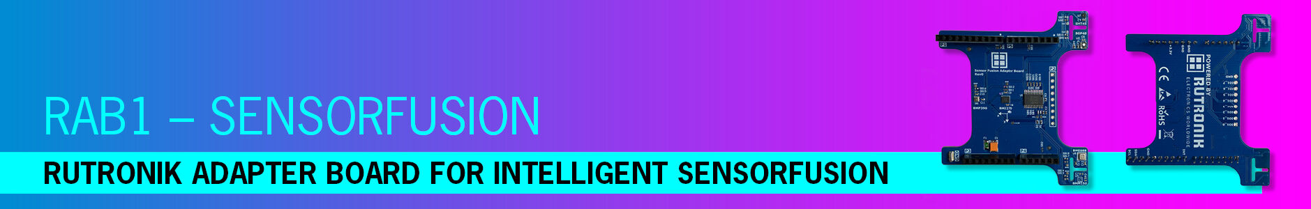 Rutronik Adapter Board – RAB1 - Sensorfusion